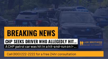 CHP Patrol Car Struck: Seeking Information on Hit-and-Run In